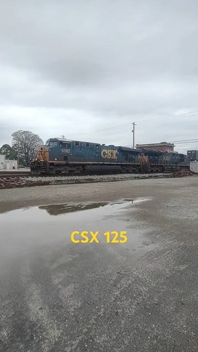 CSX 125 with 5382, 3422 in Athens #csx #athensalabama @CameraBryan #trainspotting #trainvideo ...