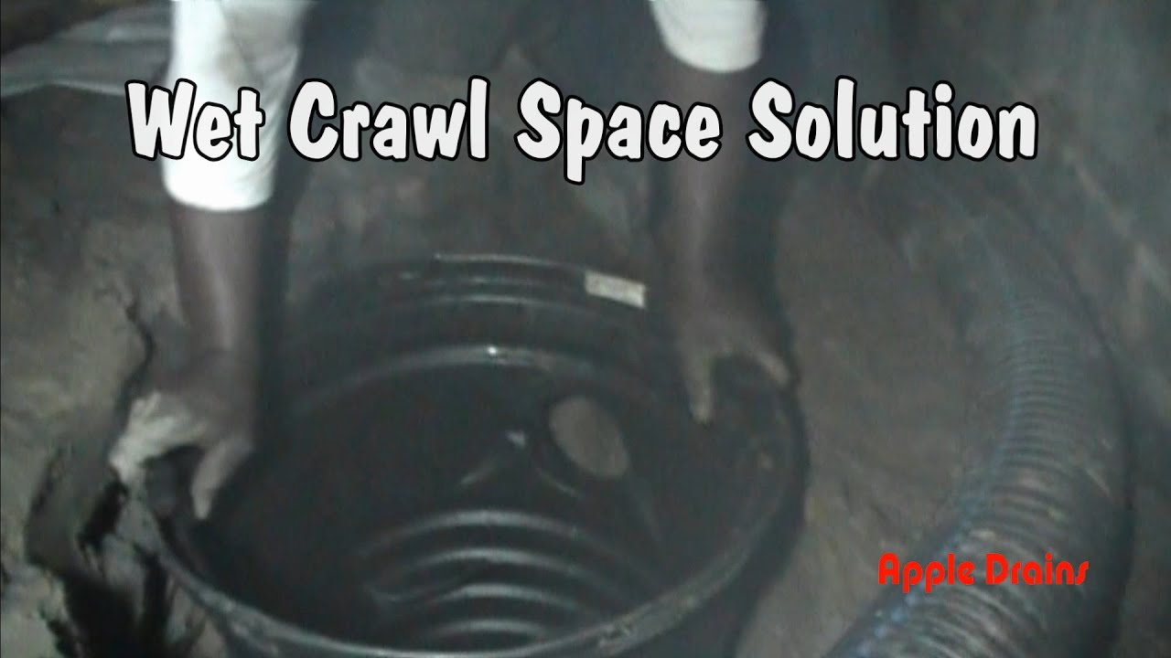 Wet Crawl Space? We Can Help! - YouTube