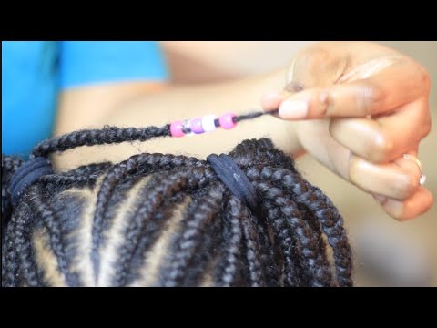 QUICK TIP: HOW TO THREAD BEADS ONTO A BRAID - YouTube