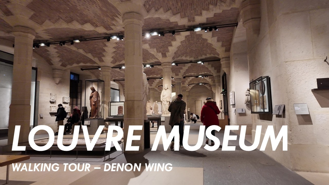 Louvre Museum Walking Tour: The Denon Wing | Paris 4K HDR - YouTube