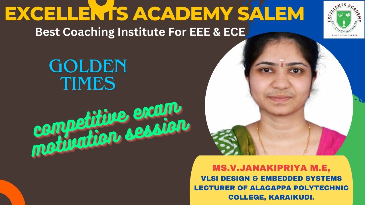 BEST GUIDELINES FOR COMPITITIVE EXAMS from EXCELLENTS ACADEMY SALEM ...