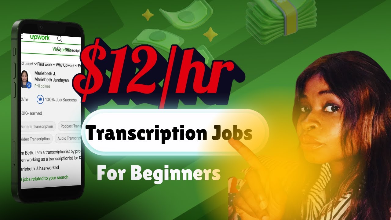 Transcription Tutorial for Beginners | Make at least $12/hr doing Transcription Jobs Online ...