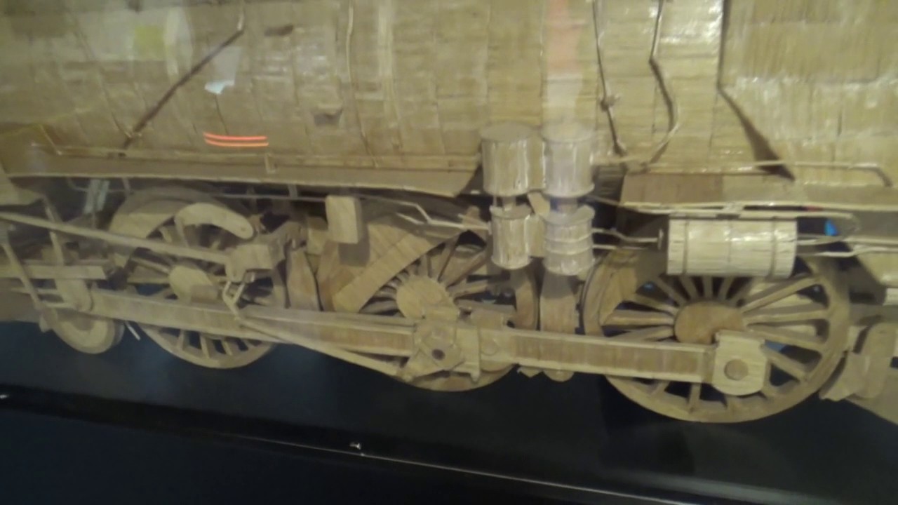 Toothpick locomotive, Elkhart Railroad Museum - YouTube