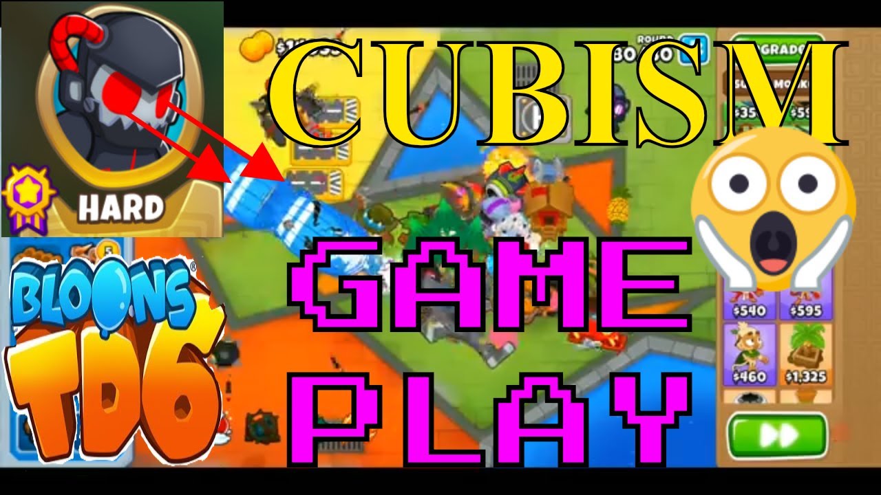 BLOONS TD 6 CUBISM MAP ON HARD! BTD6 GAMEPLAY WALKTHROUGH - YouTube
