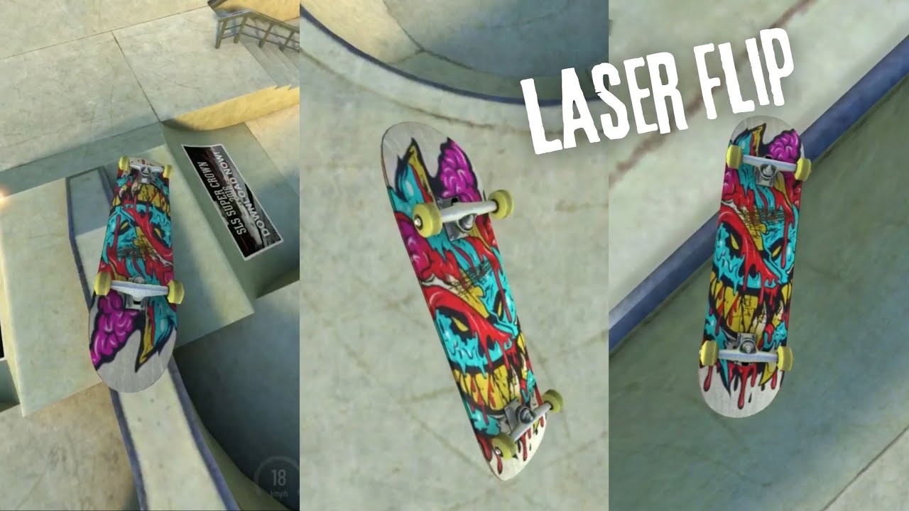 COMO MANDAR LASER FLIP - True skate - YouTube