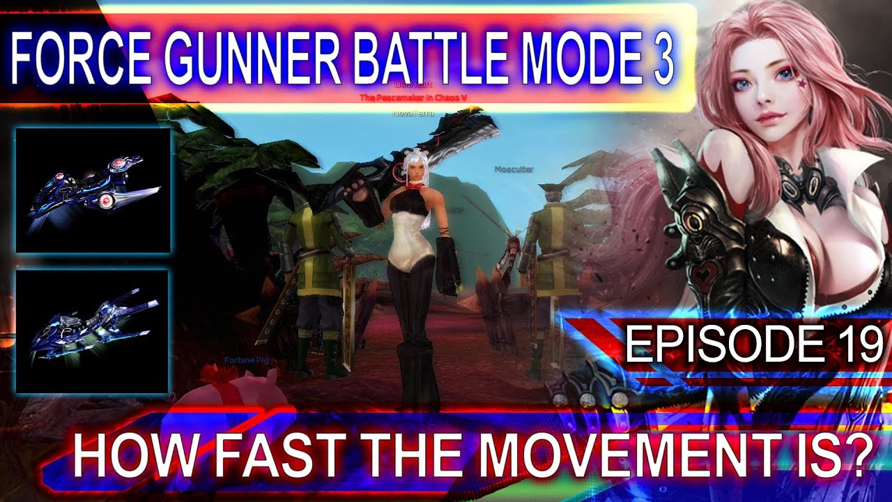 Cabal online - How good Force Gunner BM 3 movement speed? - YouTube