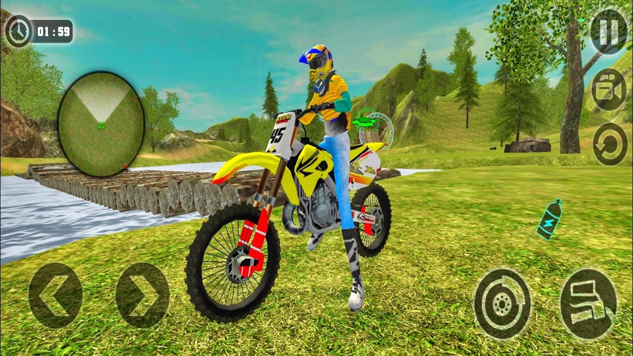 Uphil Offroad Motorbike Rider Android gameplay - Bike game - YouTube