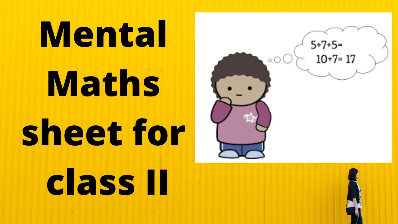 Mental maths sheet for class-II #mentalmaths#worksheet#maths#class2# ...