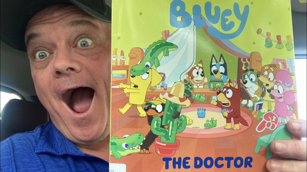 Bluey “The Doctor” read aloud kindergarten and Todd with Papa O - YouTube