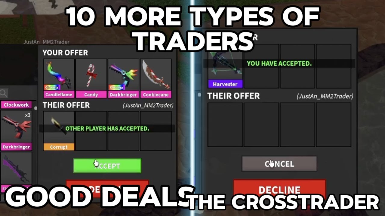 10 MORE Types Of Traders In MM2 | Roblox MM2 - YouTube