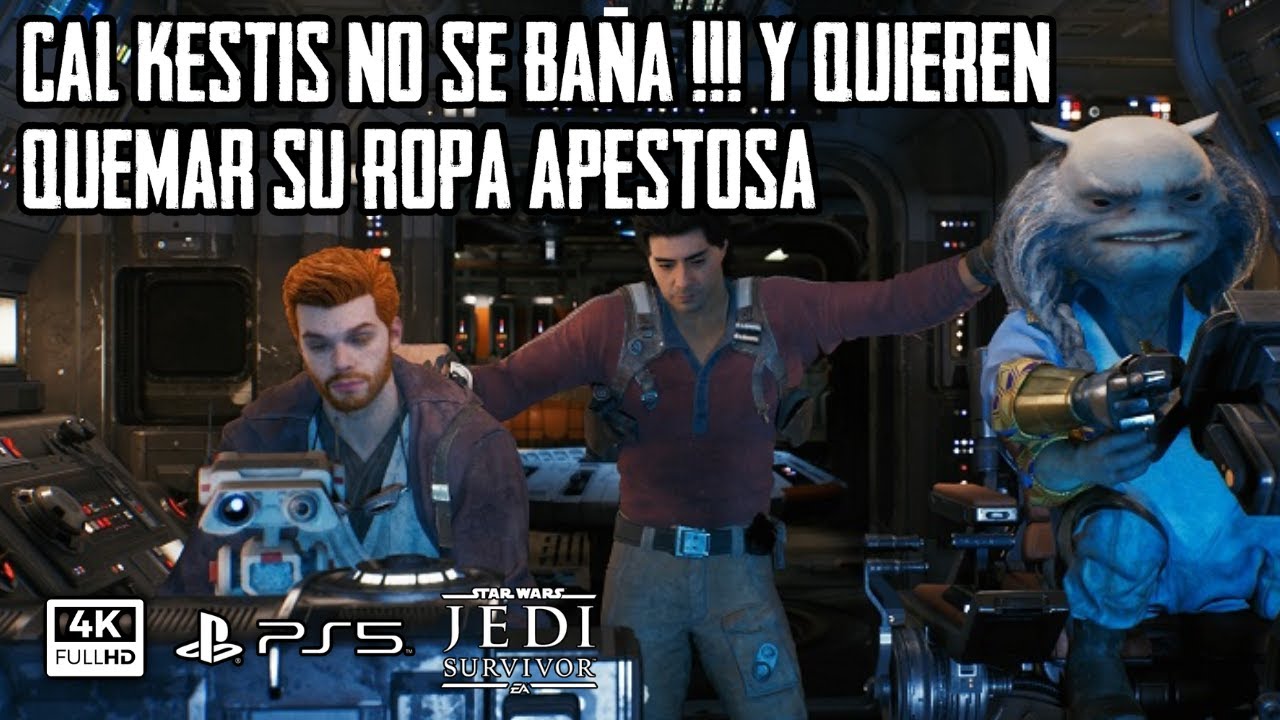 CAL KESTIS NO SE BAÑA !!! Y QUIEREN QUEMAR SU ROPA APESTOSA - Star Wars ...