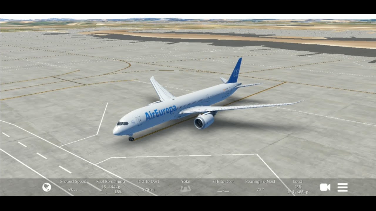 (Infinite Flight) Air Europa (UX1036) Boeing B787-9 Paris-Malaga - YouTube