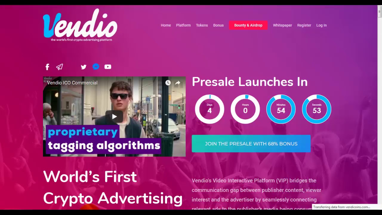 Free Coin Airdrop Vendi Token $100, Free Airdrop Free Token Free ico ...