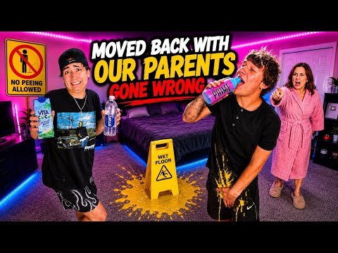 First To Pee Loses At Our Parents' House!!