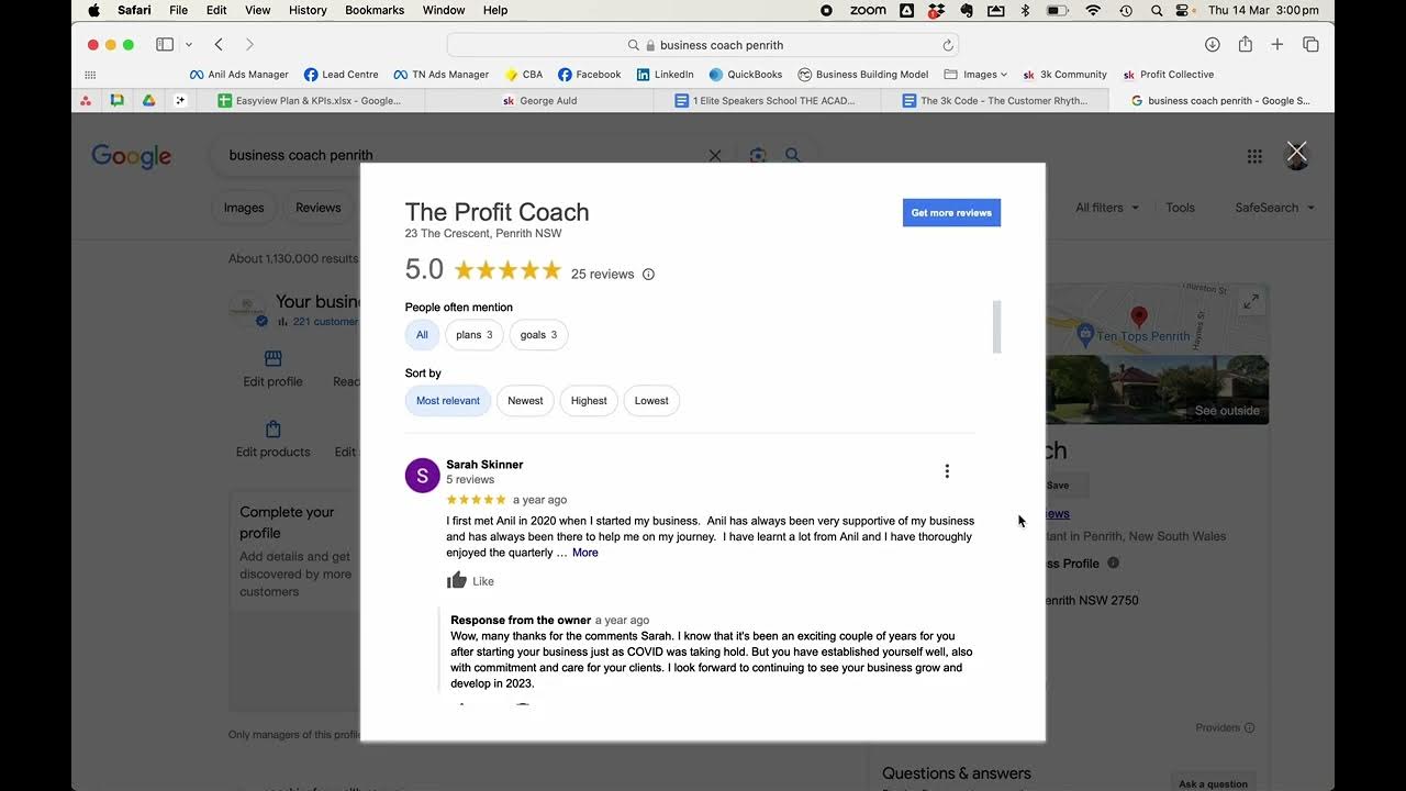 Creating a Google Review link - YouTube