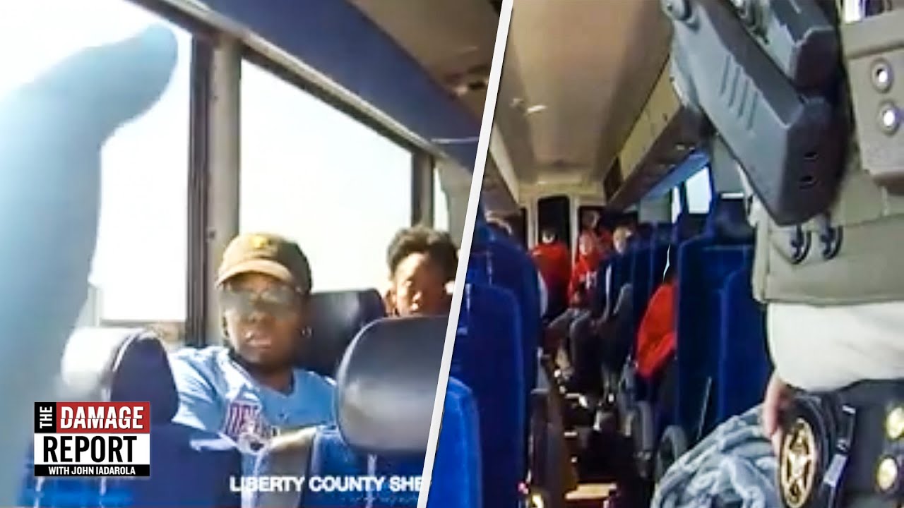 Cops Force Unlawful Search Of Bus With Black College Students - YouTube