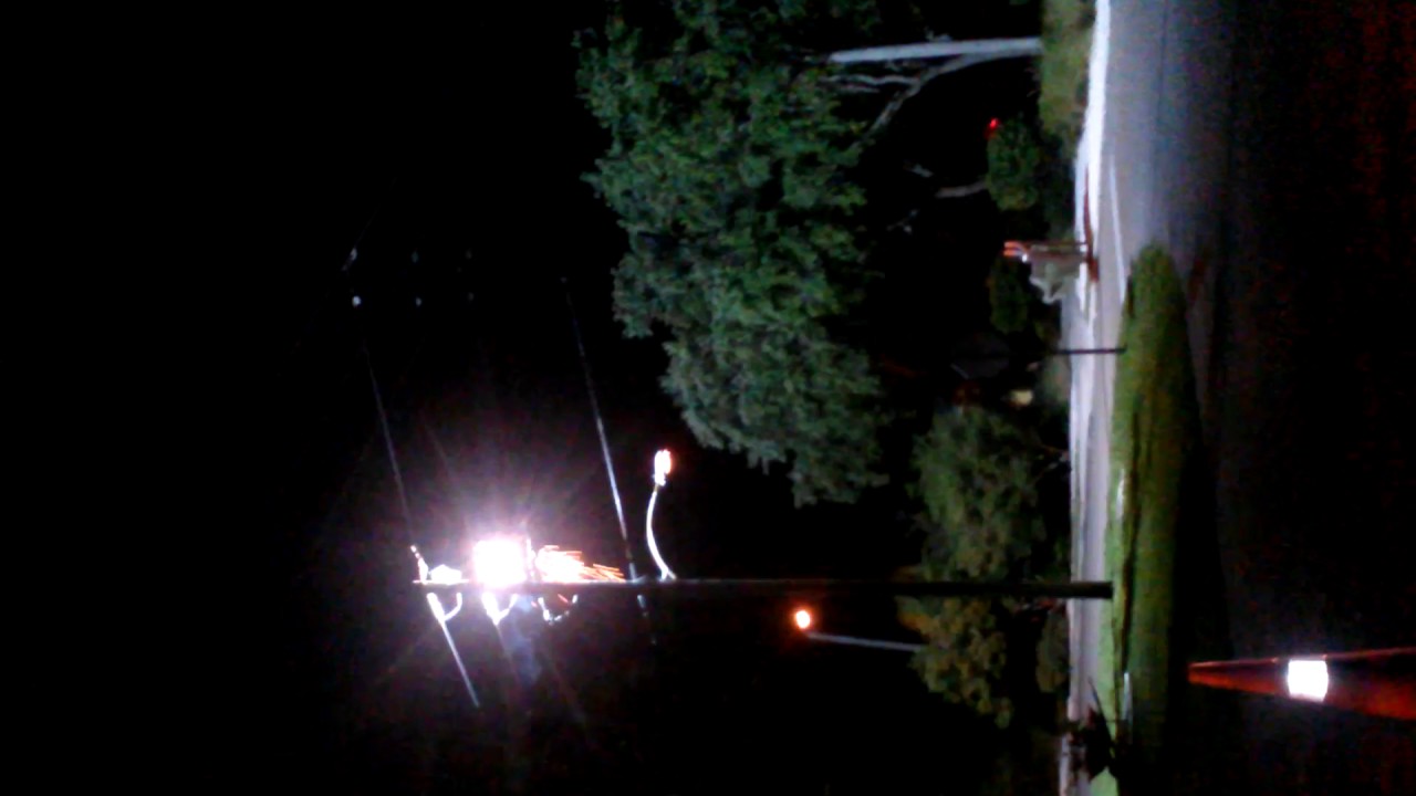 Short circuit in the power lines - YouTube