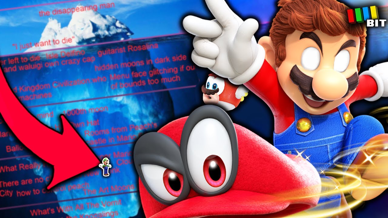 The Super Mario Odyssey Iceberg EXPLAINED | Mystery Bit [TetraBitGaming ...