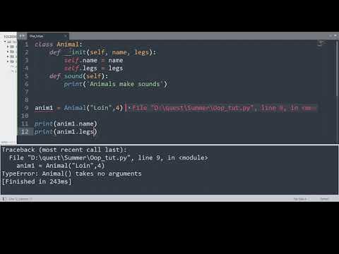 14 Introduction to Classes in Python | Python Programming | Classes and Objects - YouTube