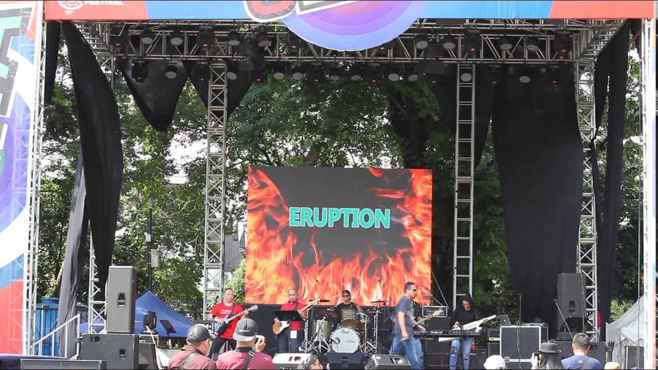 Eruption Band Live @Gema Stage, GBK on 17 Feb 2019 - Here I Go Again ...