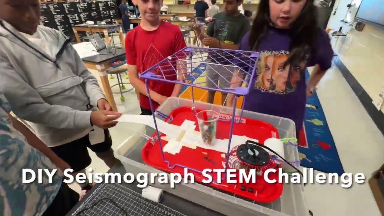 DIY Seismograph and DIY Shake Table STEM Challenge Sept 2024 - YouTube