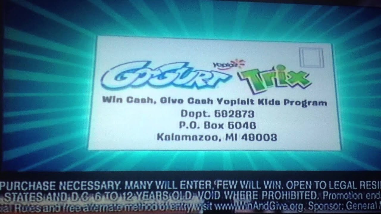 Evabillion Channel AD - Go-Gurt/Trix Yogurt Win and Give - YouTube