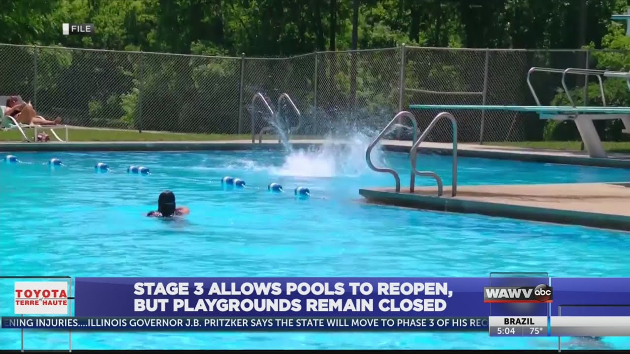 Stage 3 of Indiana reopening plan allows pools to open, playgrounds ...