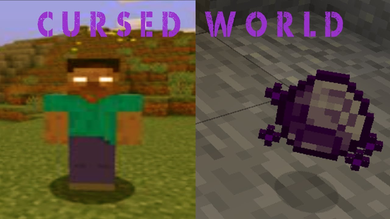 Minecraft Herobrine Legends Cursed World!!! - YouTube