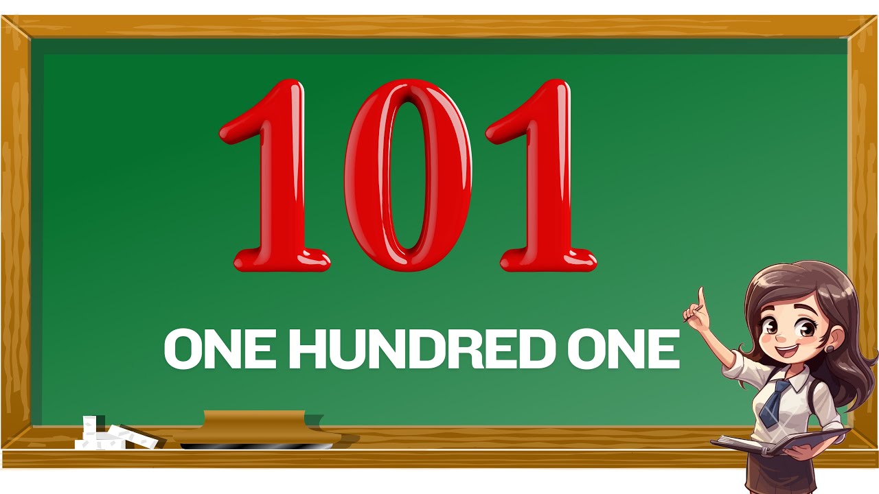 Numbers 101 to 110 with Spellings | Learn Number Spellings for Kids ...