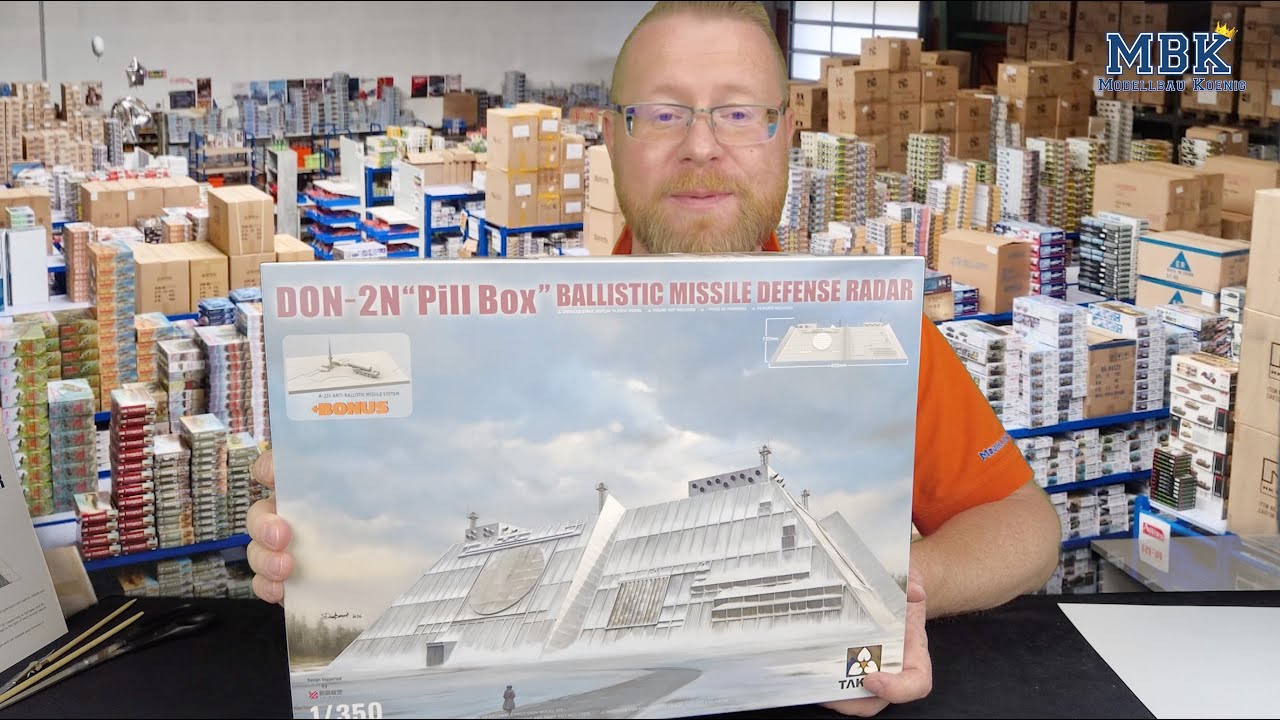 MBK packt aus #990 - 1:350 DON-2N 'Pill Box' Ballistic Missile Defense ...