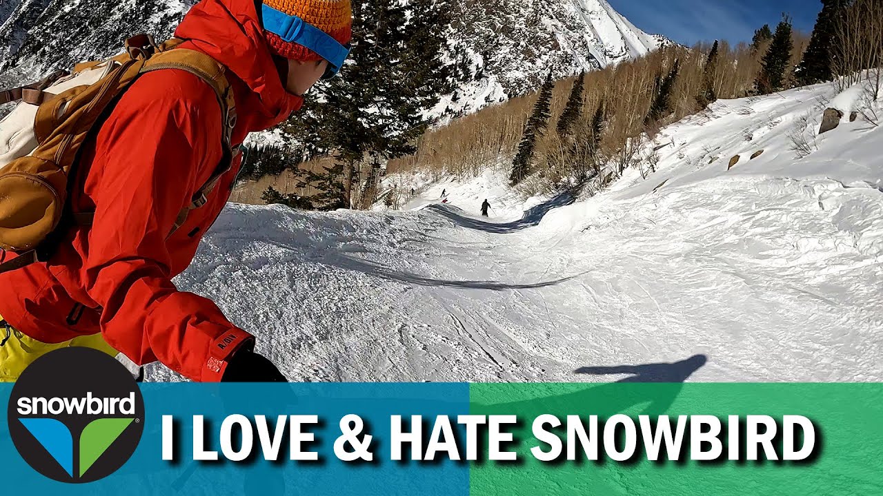A Noob from California did😬😬😬 Snowboarding at Snowbird in Utah - YouTube