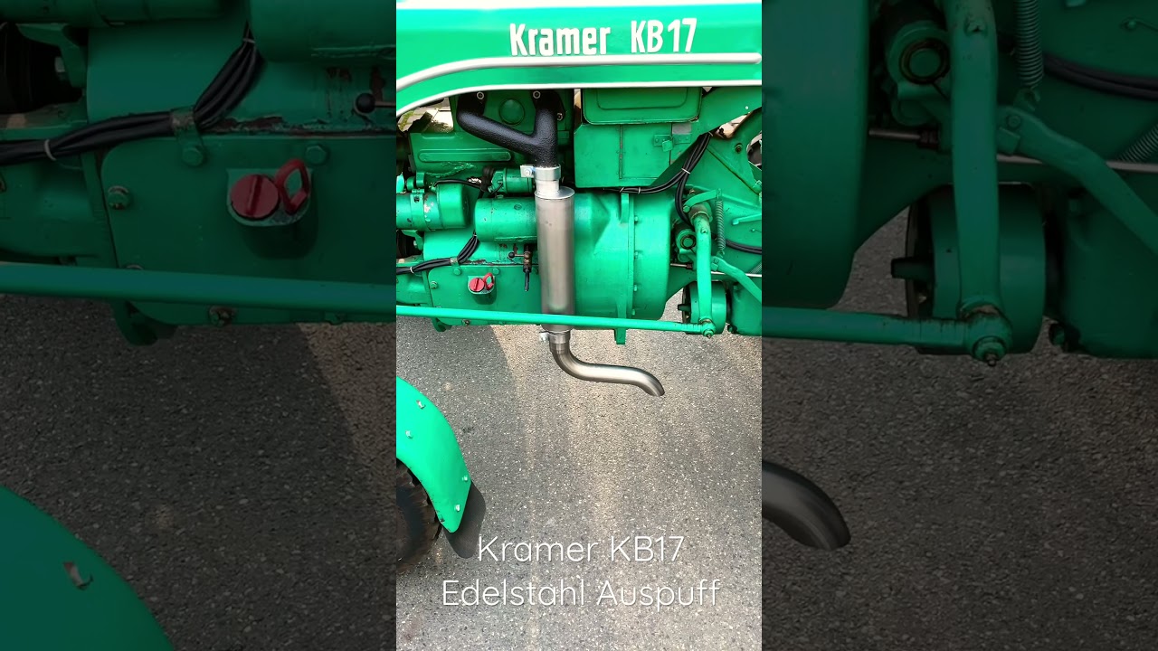 KRAMER KB17 Spezial-Auspuff aus Edelstahl. Mit 2-Kammer Reflektorsystem ...