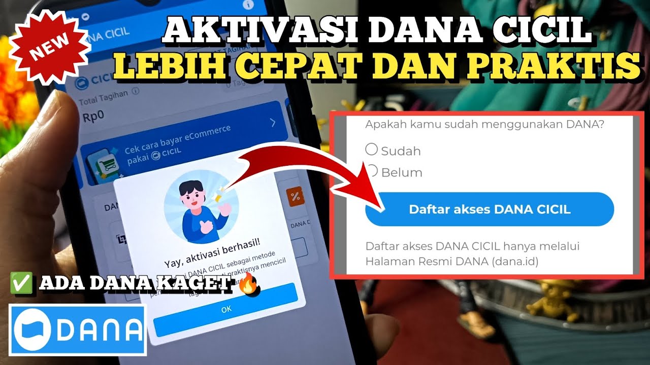 Cara Aktifkan Dana Paylater Supaya Bisa Pinjam Uang di Dana | Cukup ...