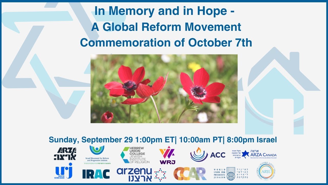 In Memory and in Hope - A Global Reform Movement Commemoration of ...