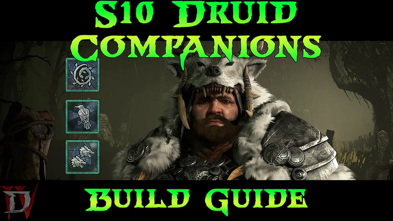 (D4) Companion Druid - Season 10 Build - YouTube