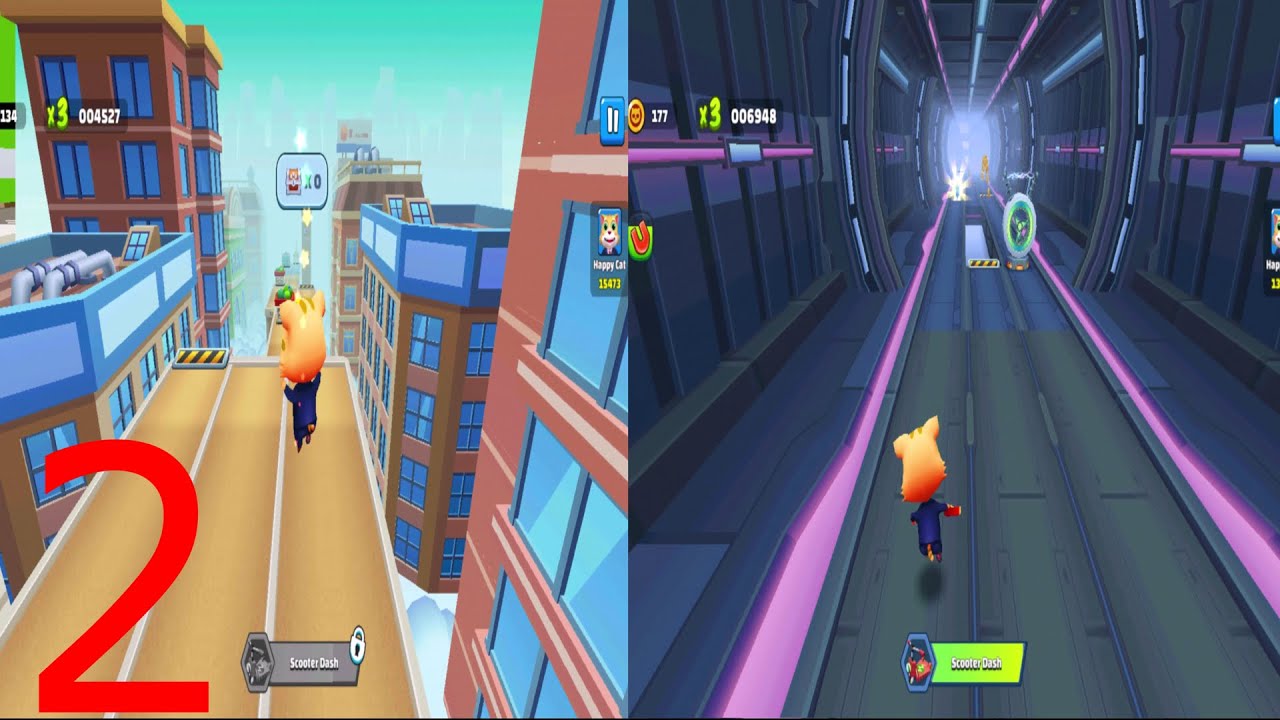 CAT RUNNER -2x -Gameplay Walkthrough Part 2-#SoloPlayer (İOS_Android 4K ...