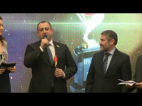 Sayın Adil ALİYEV Azerbaycan Milletvekili ve Kick Boks Federasyonu Başkanı “Yılın Spor Adamı Ödülü”