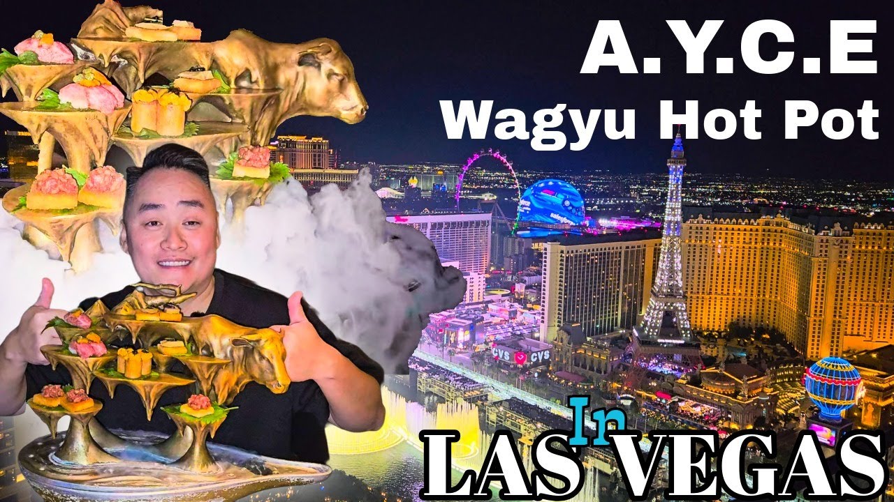 The MOST Expensive All-You-Can-Eat Wagyu Hot Pot in Las Vegas! | The X ...