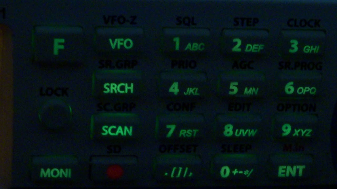 AOR AR-DV1 FUNCTION - PMR 446 CHANNEL SCAN - YouTube