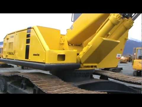 Komatsu PC 250 Log loader - YouTube