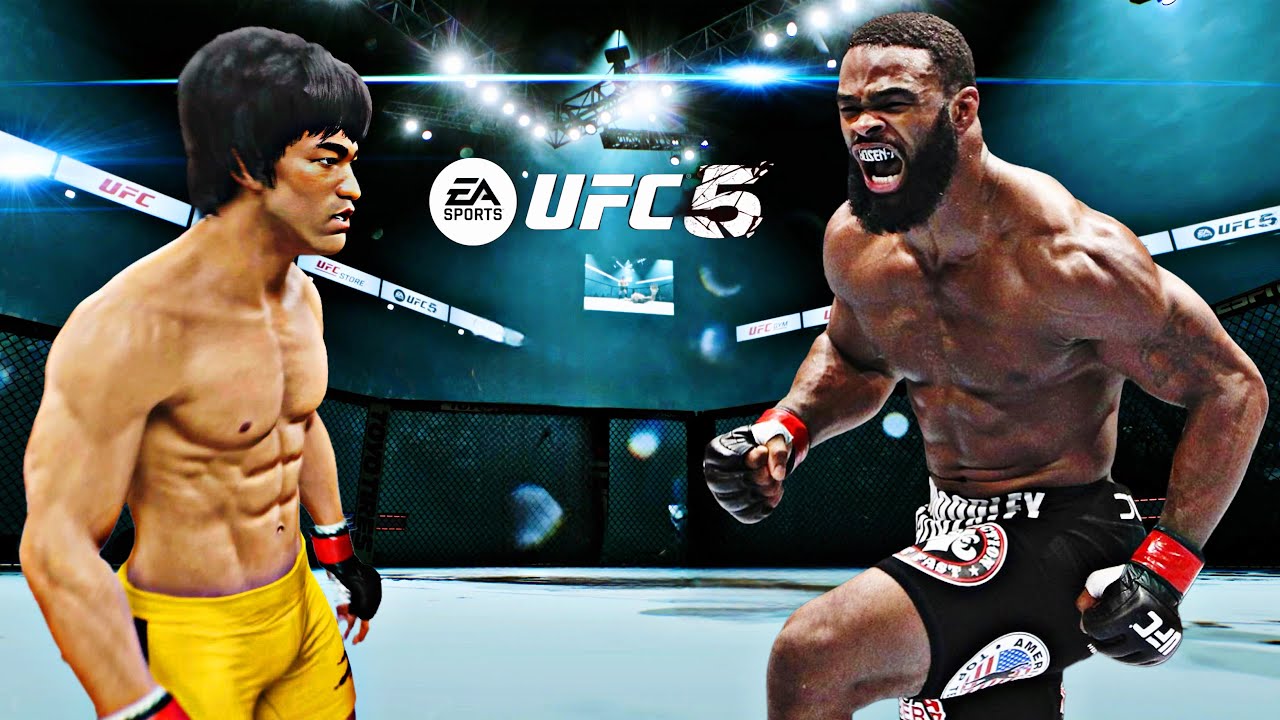 🐉 Bruce Lee vs 💪 Tyron Woodley | Striking Master vs KO King 🔥(EA SPORTS ...