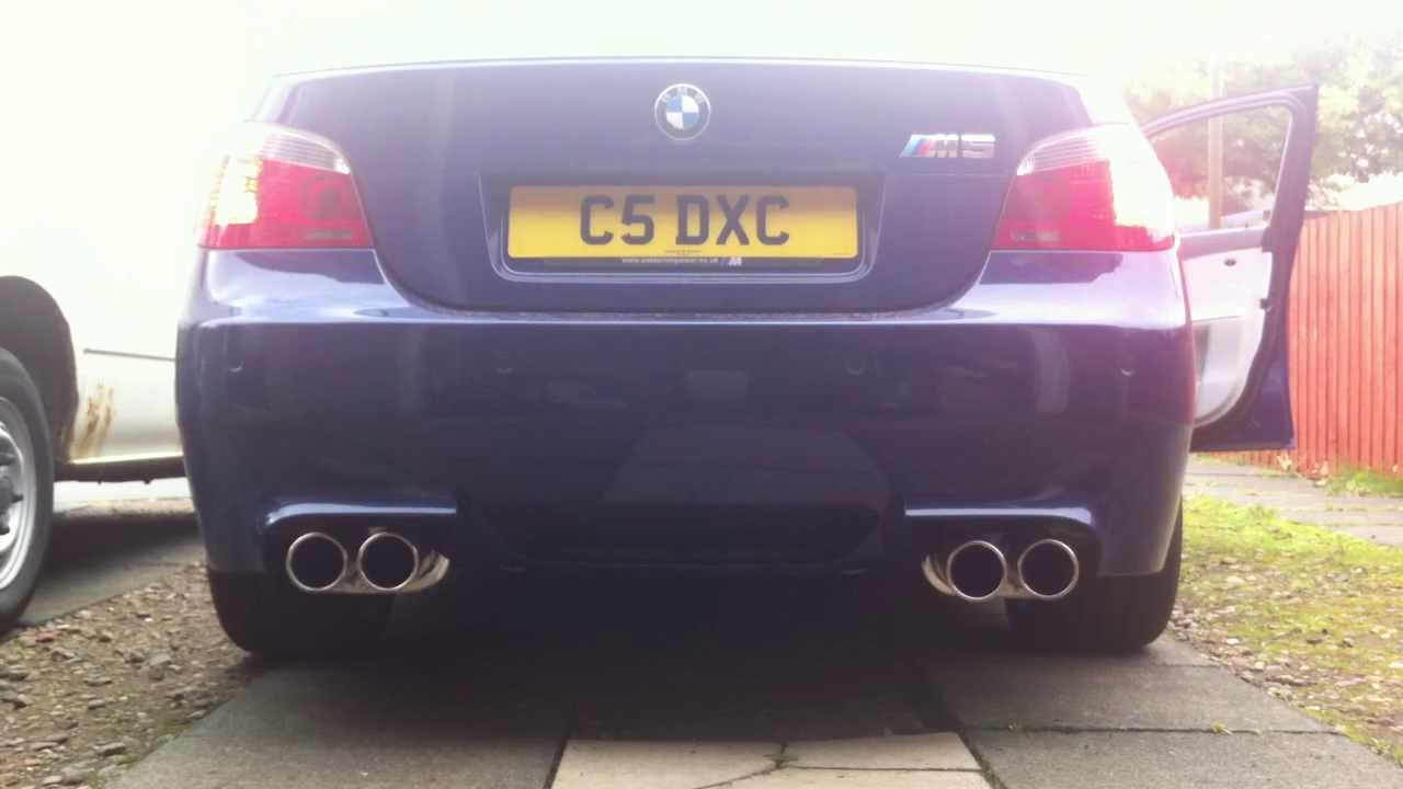 E60 M5 Hayward & Scott exhaust cold start. - YouTube