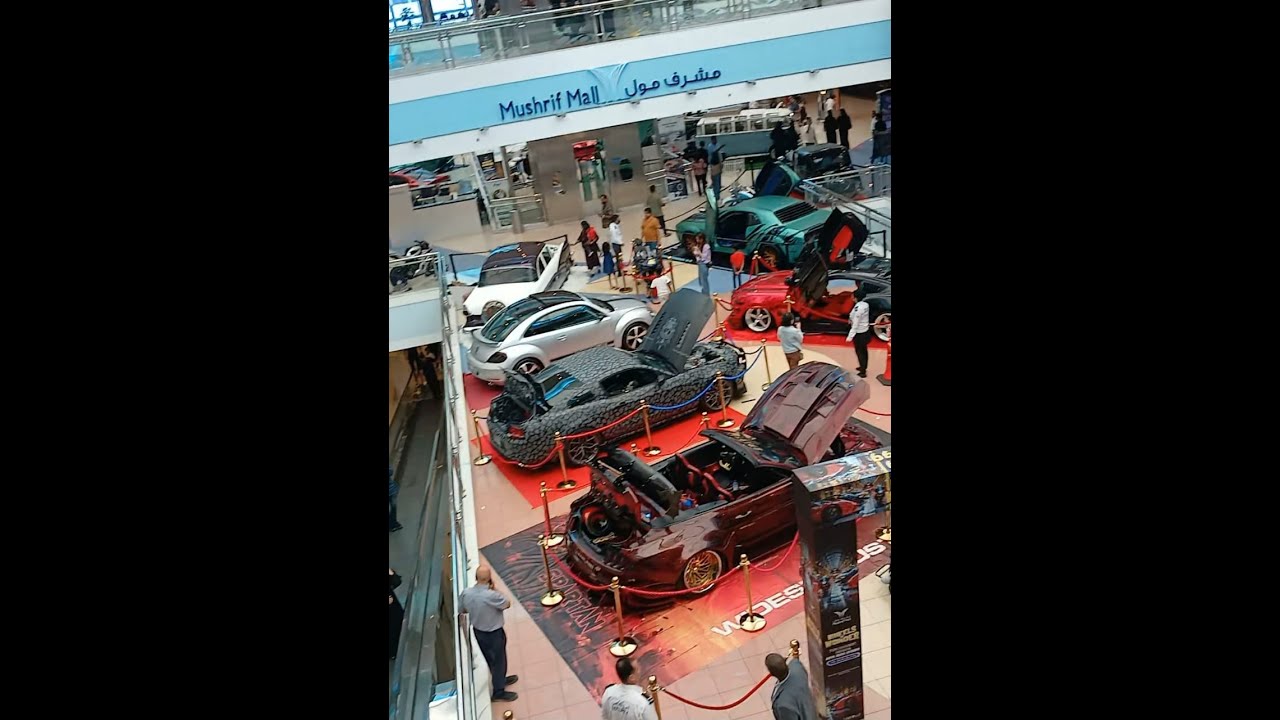 "Exotic Car Extravaganza at Mushrif Mall!" - YouTube