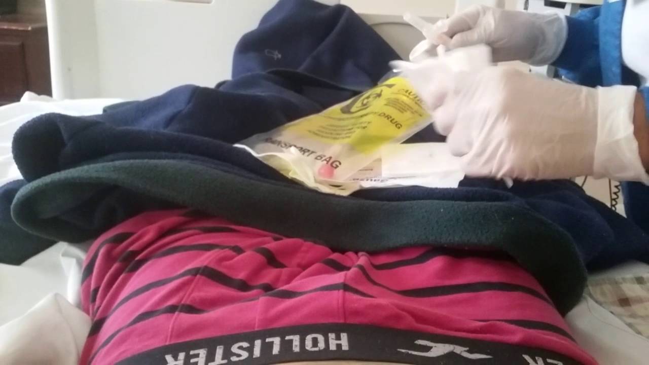 2nd day of Chemo shots Vidaza - YouTube