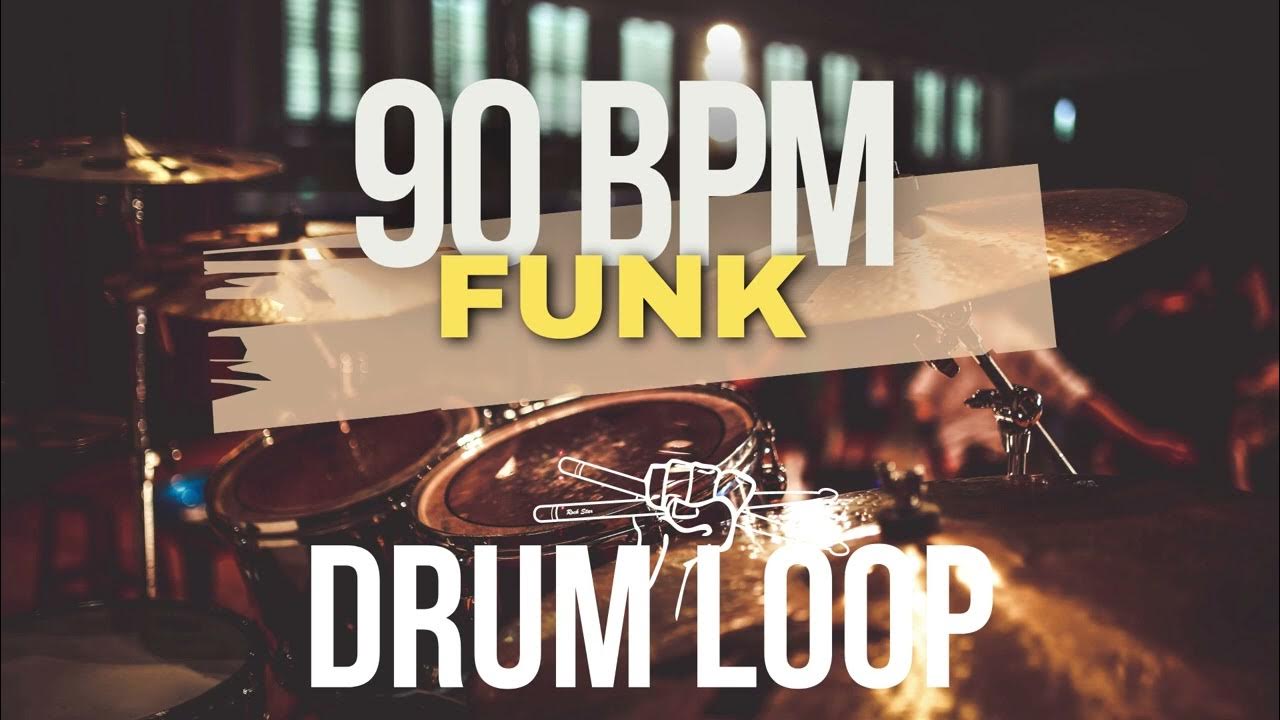 FUNK Drum Loop [90 bpm] Beat Groove - YouTube