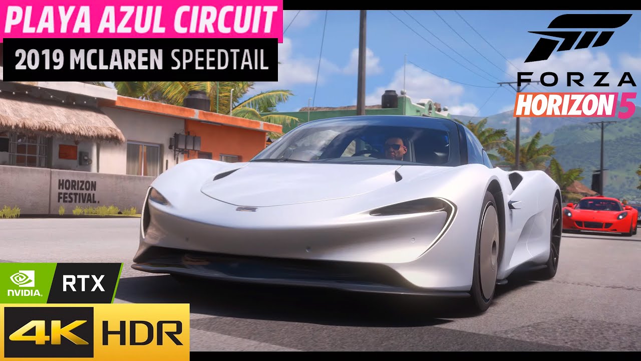 Forza Horizon 5 2109 McLaren Speedtail Race | FH5 Playa Azul Circuit ...