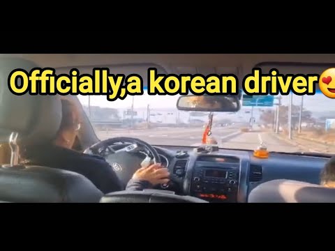Finally,Im officially a korean driver😍😍😍 - YouTube