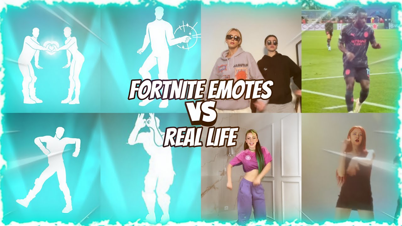 Fortnite Emote VS Real Life 😍 - YouTube