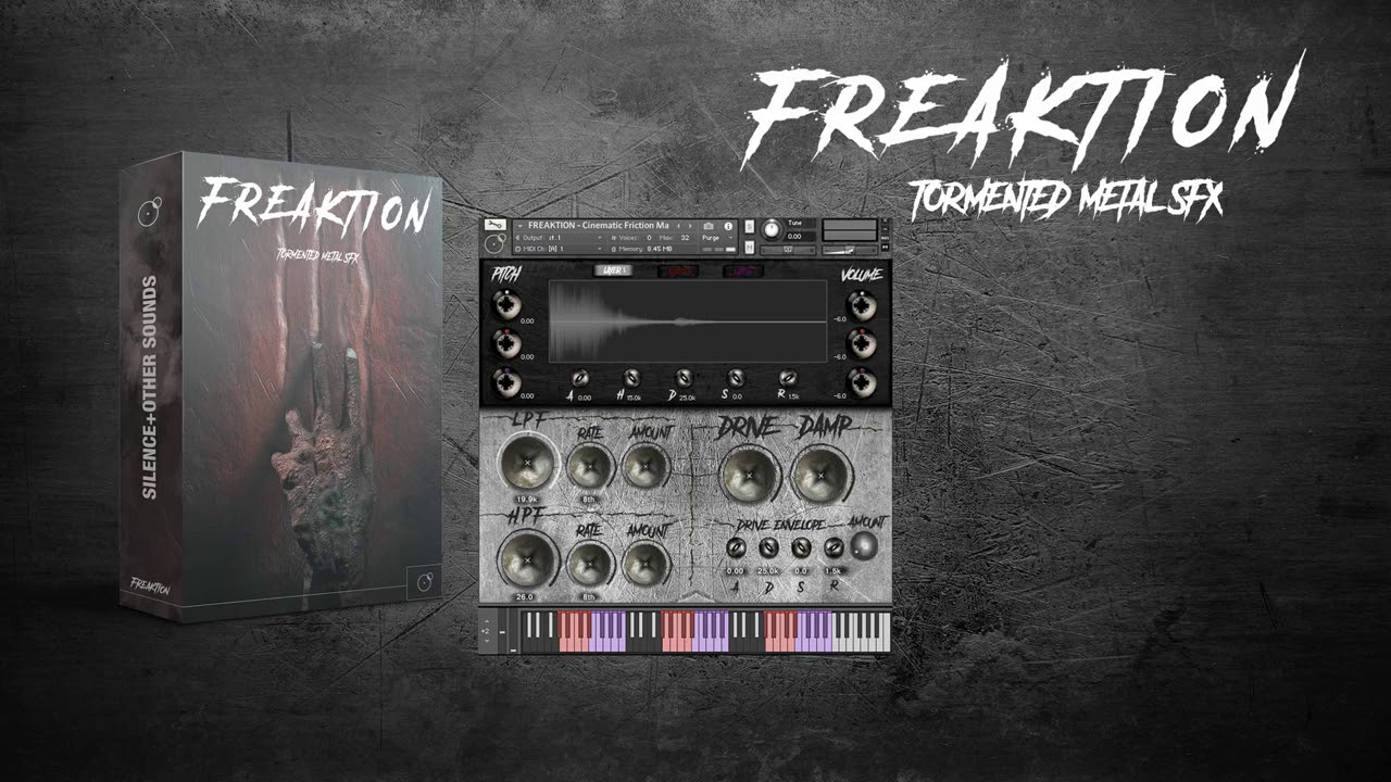 FREAKTION - Cinematic Horror Metal SFX Library & Kontakt Instrument ...