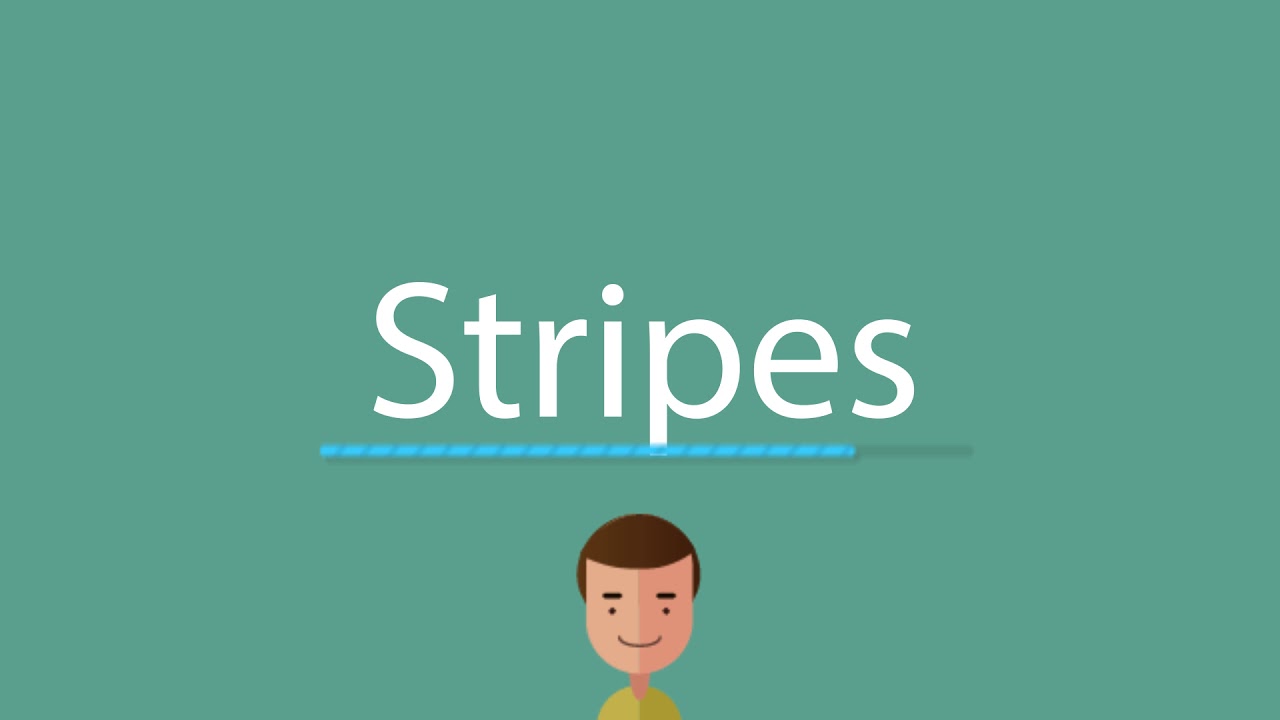 Stripes pronunciation - YouTube